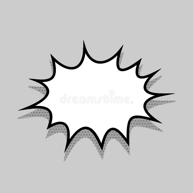 Comics Speech Bubble for Text Stock Vector - Illustration of speak ...