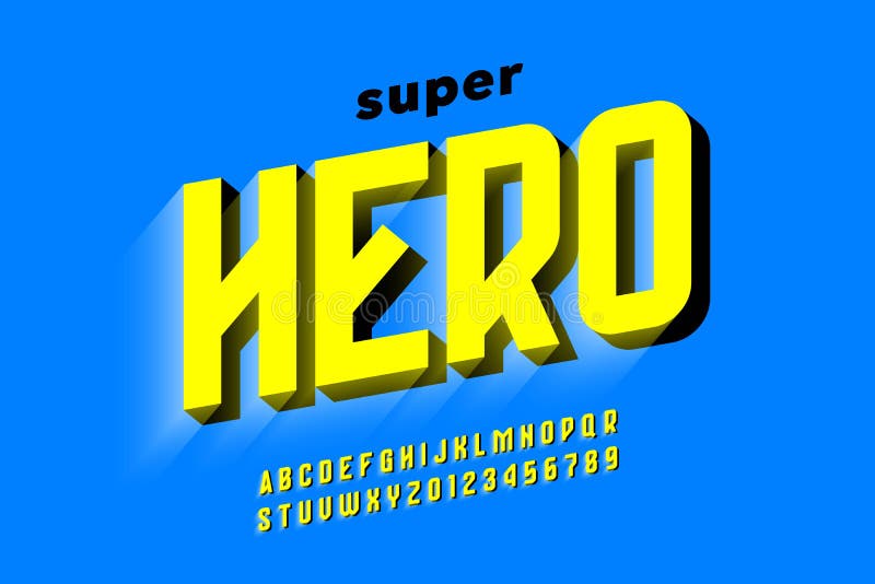 Comics style font stock vector. Illustration of symbol - 100399328