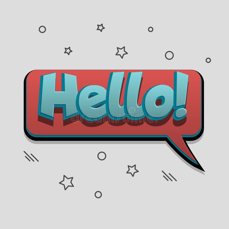 Comictext-Sprechblase Pop-Art-Design Vektor Abbildung - Illustration ... Comictext-Sprechblase Pop-Art-Design Vektor Abbildung - Illustration ...