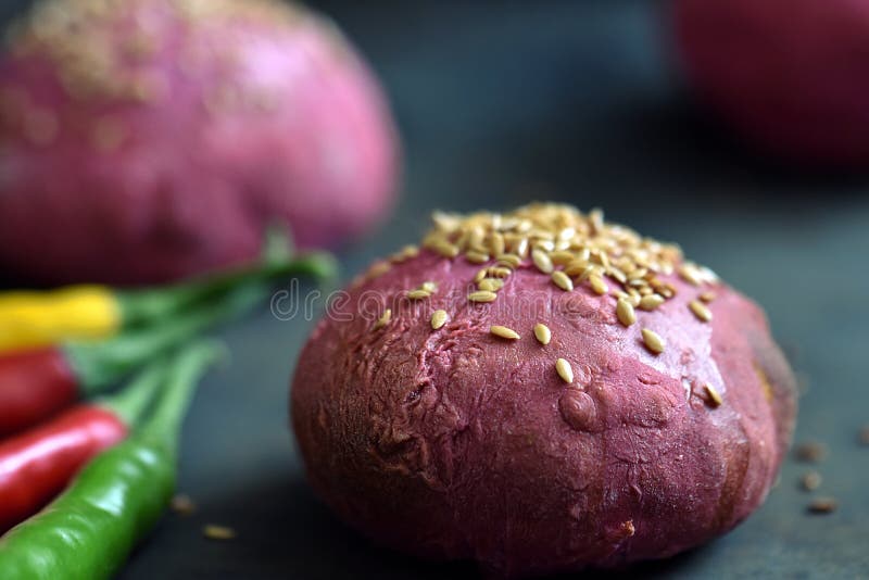 Comida Casera, Pan De Colores Foto de archivo - Imagen de germen ...