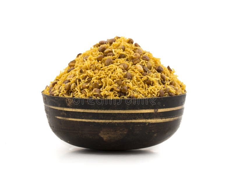 Comida de Dalmoth Namkeen imagen de archivo. Imagen de delicioso ...