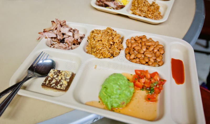Comida de la cafetería foto de archivo. Imagen de almuerzo - 45710794