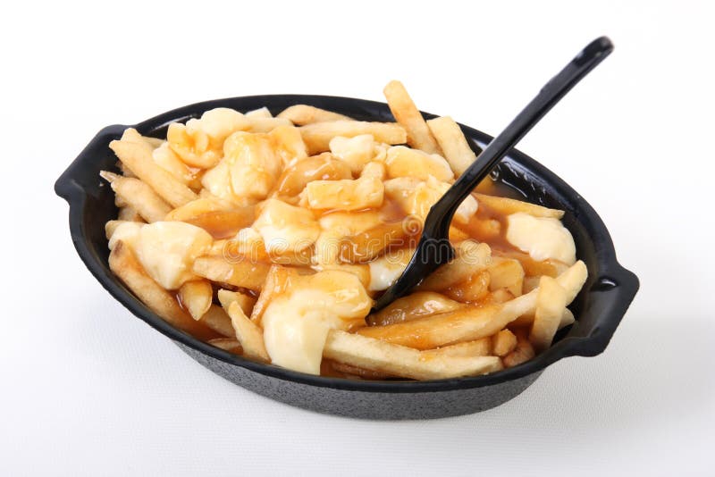 Comida de Poutine Quebec imagen de archivo. Imagen de francés - 32910443