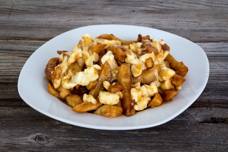 Primer De La Comida De Poutine Quebec Imagen de archivo - Imagen de ...