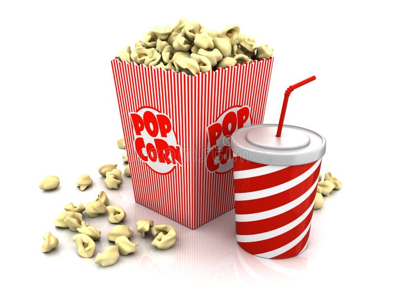 Comida del cine stock de ilustración. Ilustración de fondo - 31532938