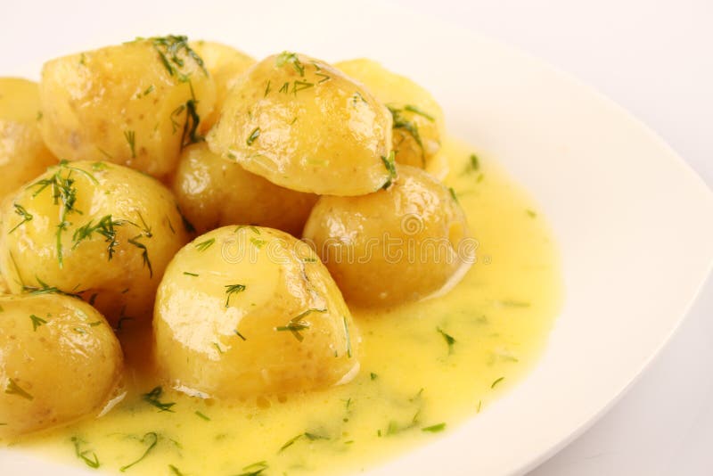 Comida Hervida Cuenco De La Nueva Patata Foto de archivo - Imagen de ...