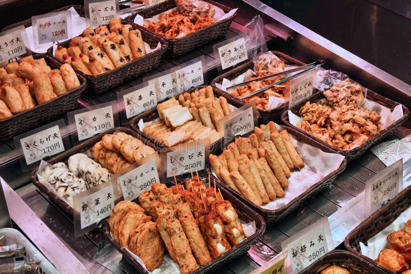 Comida japonesa en Kyoto imagen editorial. Imagen de listo - 69932360