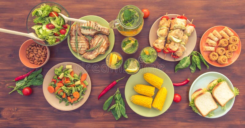 Comida nutritiva sana foto de archivo. Imagen de frito - 74774440