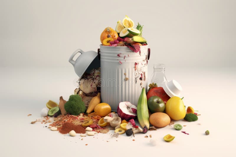 Comida podrida. generar ai stock de ilustración. Ilustración de molesto ...