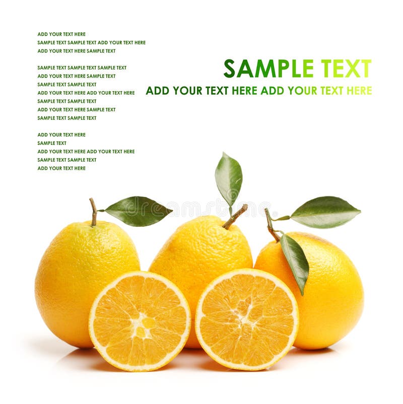 Comida Sana De La Vitamina De La Fruta Anaranjada Foto de archivo ...