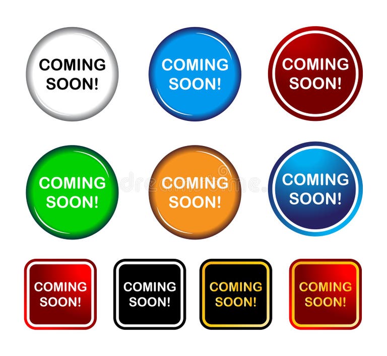 Coming Soon Icons Stock Illustrations – 723 Coming Soon Icons Stock ...