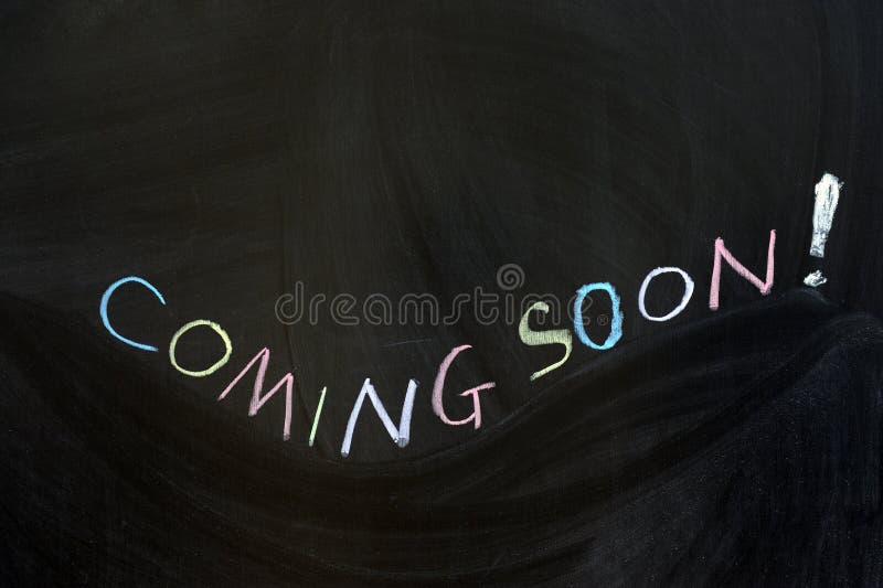 Coming Soon stock image. Image of word, time, symbol - 47891037
