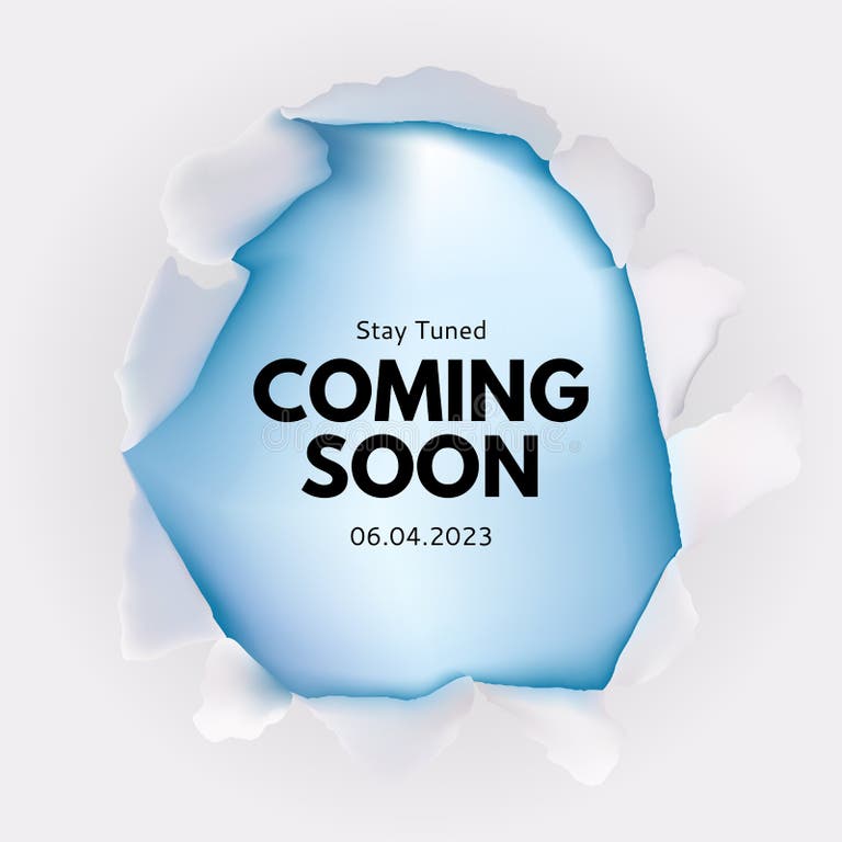 Coming Soon Abstract Poster. Vector Illustration Stock Vector ...