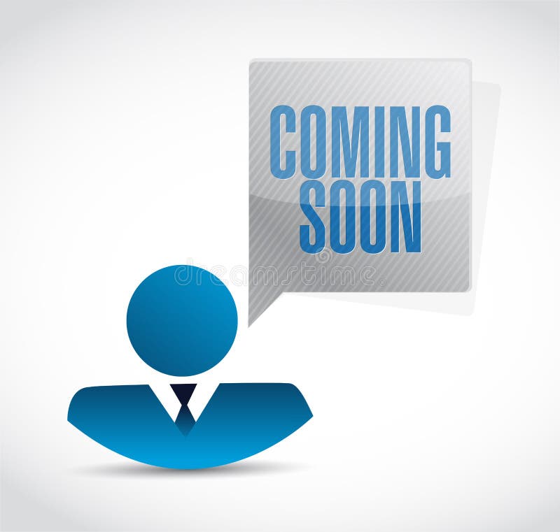 Coming soon sign stock illustration. Illustration of service - 27683468