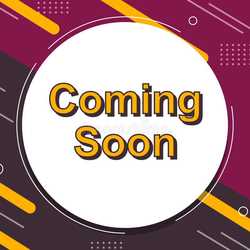 Coming Soon Banner Background Stock Vector - Illustration of commerce ...