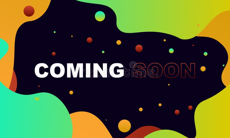 Coming Soon Banner Background Stock Vector - Illustration of purple ...