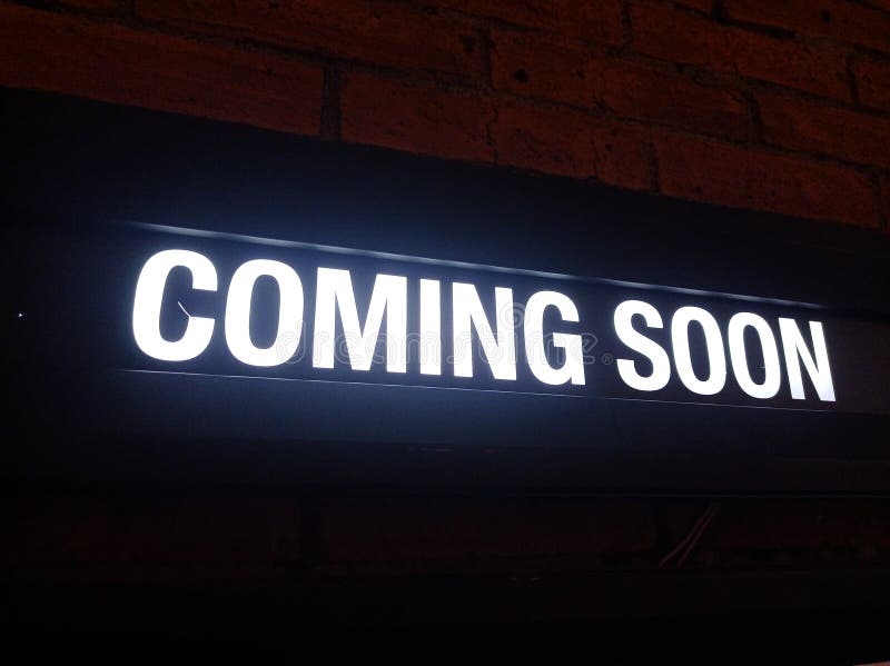 Coming Soon Cinema Movie Coming Soon Movie Stock Photo - Image of soon ...