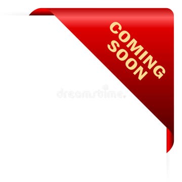 Coming soon corner stock vector. Illustration of coming - 20921847