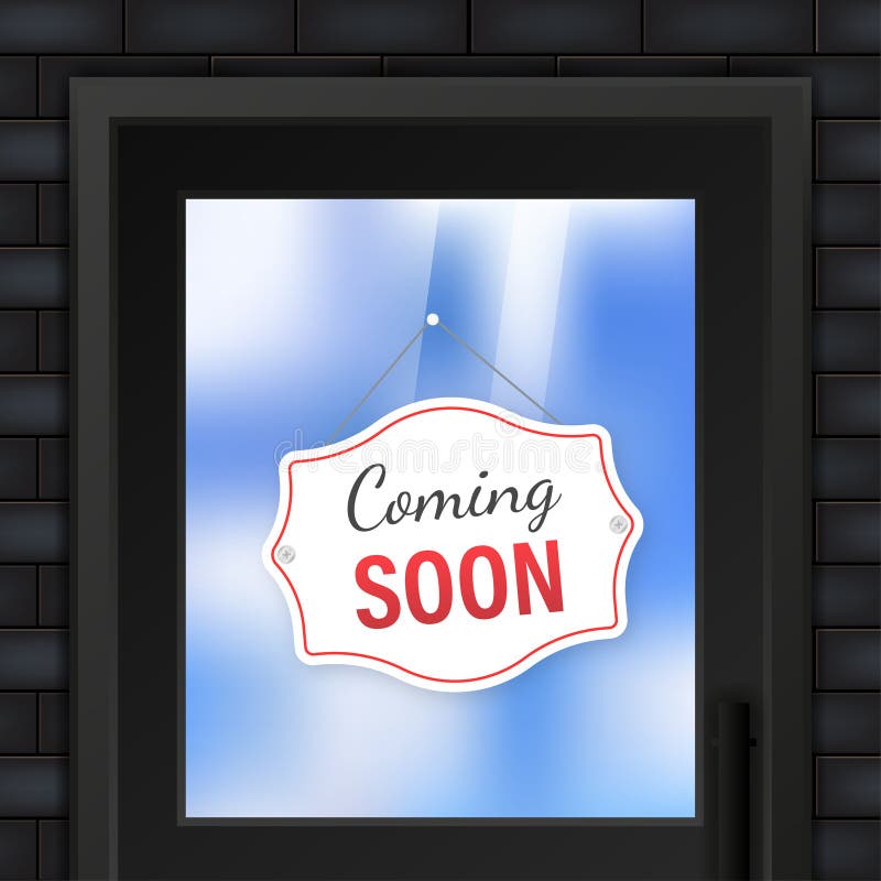Opening Soon Notice Board Stock Illustrations – 60 Opening Soon Notice ...