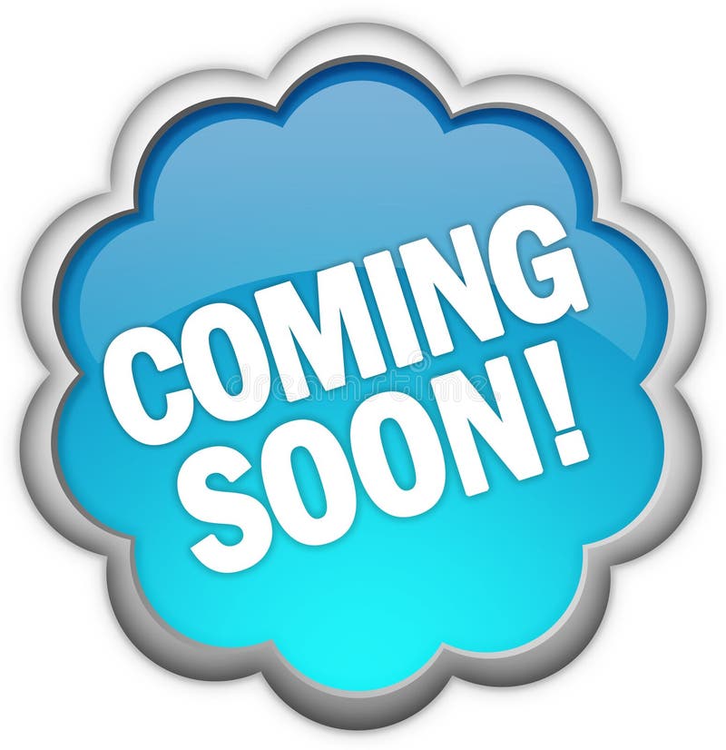 Coming soon icon stock illustration. Illustration of coupon - 14216232