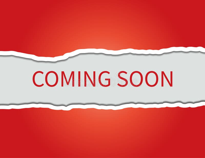 Coming Soon Logo. Vector Illustration. Stock Vector - Illustration of ...