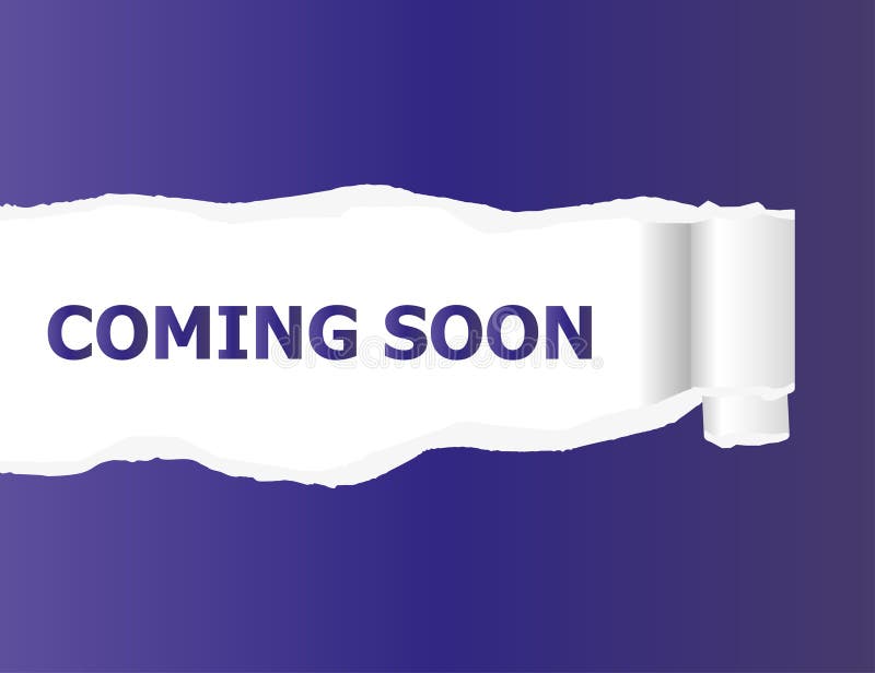 Coming Soon Logo. Vector Illustration. Stock Vector - Illustration of ...