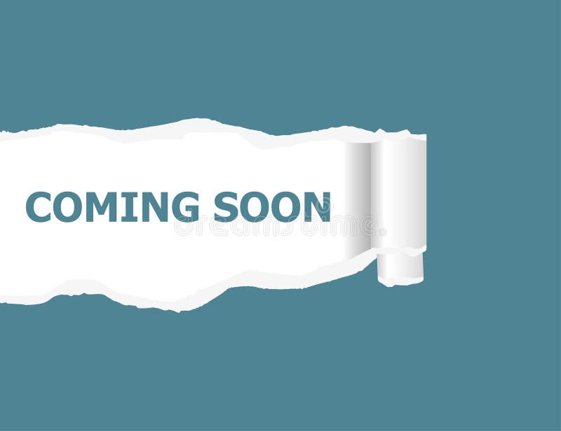 Coming Soon Logo. Vector Illustration. Stock Vector - Illustration of ...