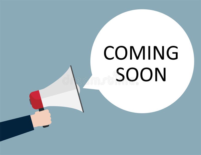 Coming Soon Logo. Vector Illustration. Stock Vector - Illustration of ...