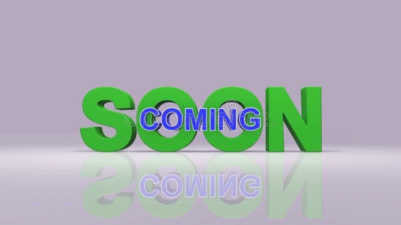 Coming Soon Message 3D Render Stock Illustration - Illustration of ... Coming Soon Message 3D Render Stock Illustration - Illustration of ...