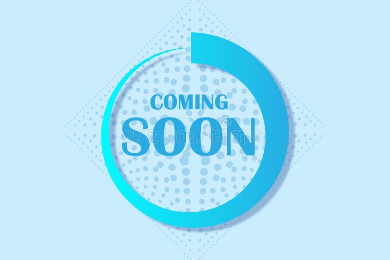 Coming soon poster concept stock illustration. Illustration of offer ...