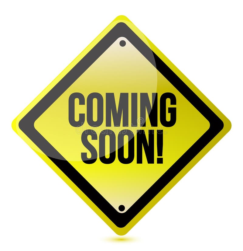 Coming Soon Message Illuminated with Light Stock Vector - Illustration ...