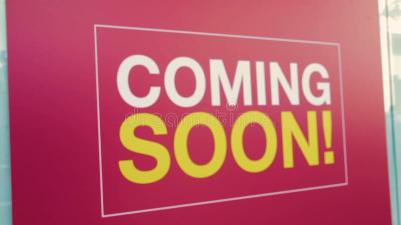 Coming Soon Title on Tv Noise Background, Stock Video - Video of ...