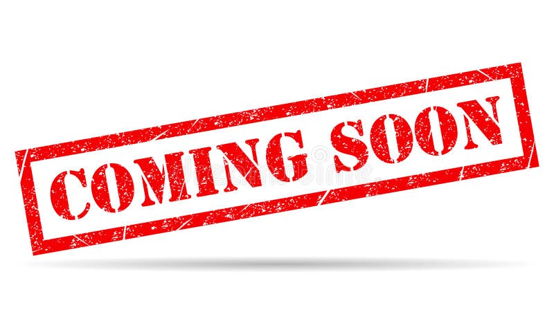 Coming Soon Stamp Shadow Symbol, Label Sticker Sign Button, Text Banner ...