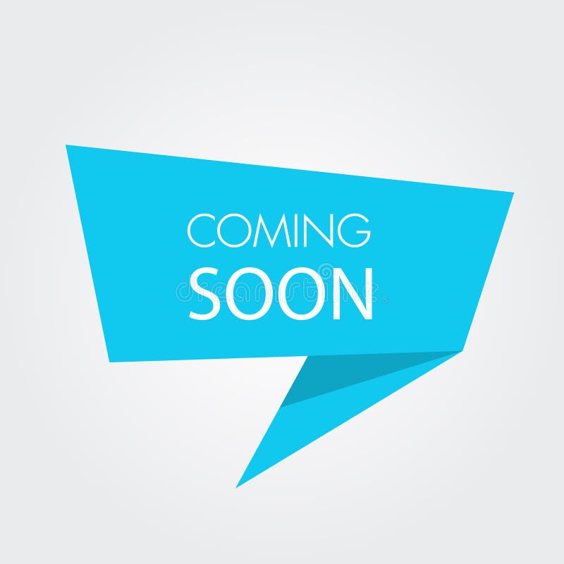 Coming Soon. Stock Vector Sign Stock Vector - Illustration of promotion ...