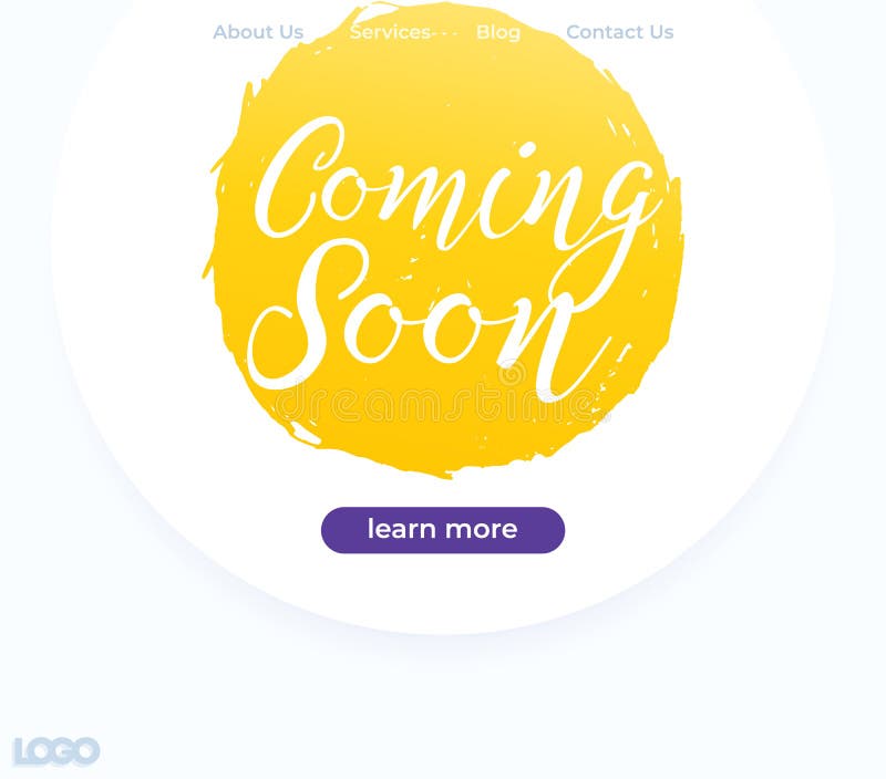Coming Soon Vector Banner or Website Design Stock Vector - Illustration ...
