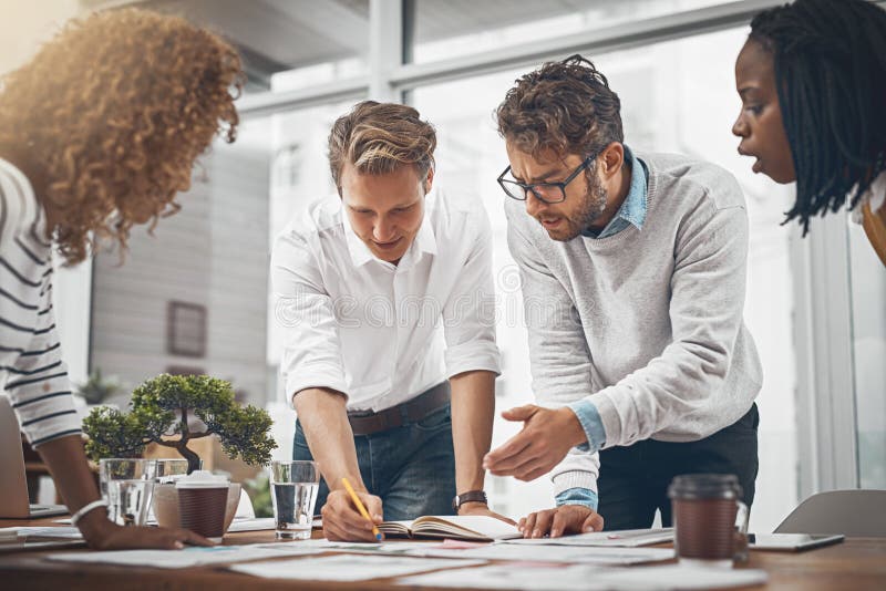 Coming Together on the Biggest Project of the Year. a Group of ...