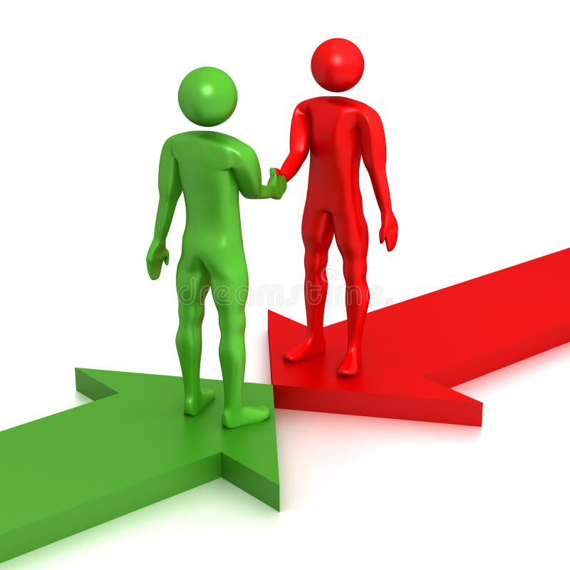 Coming together stock illustration. Illustration of handshake - 31943056