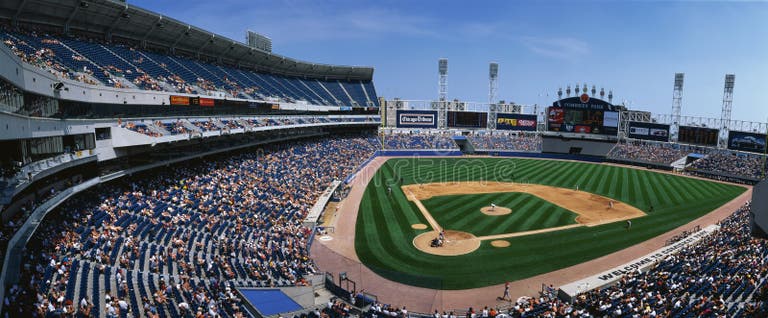 Comiskey Park Stadium editorial stock photo. Image of athlete - 23160603