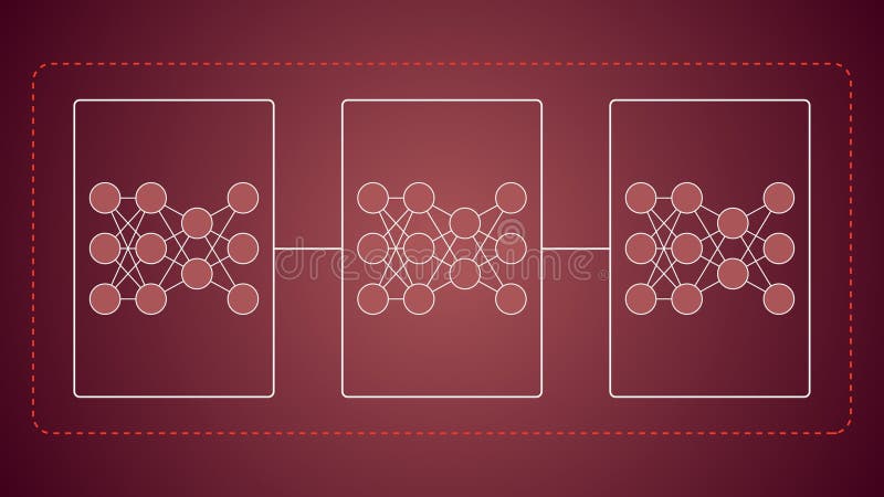 Comlex Multimodular Deep Neural Network Text To Image Generative Model Structure Example Stock