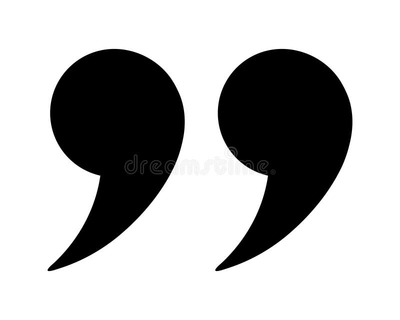 Comma icon stock vector. Illustration of sign, message - 305536732