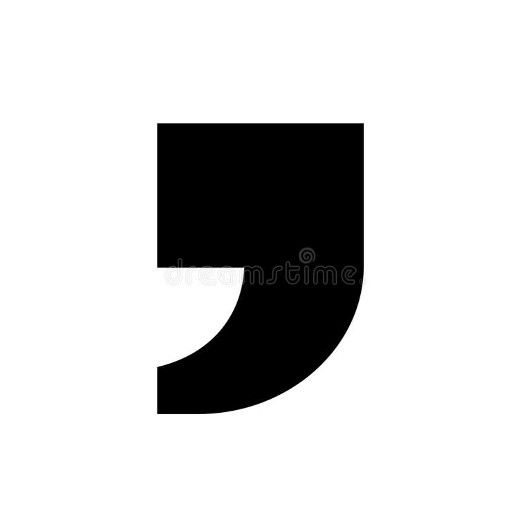 Comma Sign Icon Vector Image, Tanda Koma Illustration Stock Vector ...