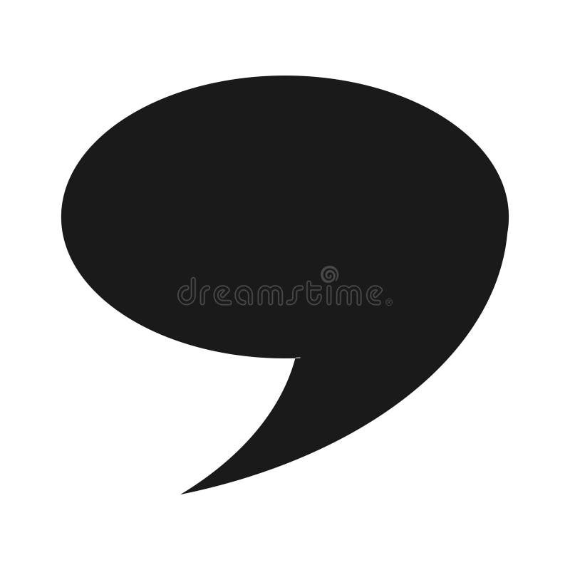 Comma symbol icon vector stock illustration. Illustration of ...