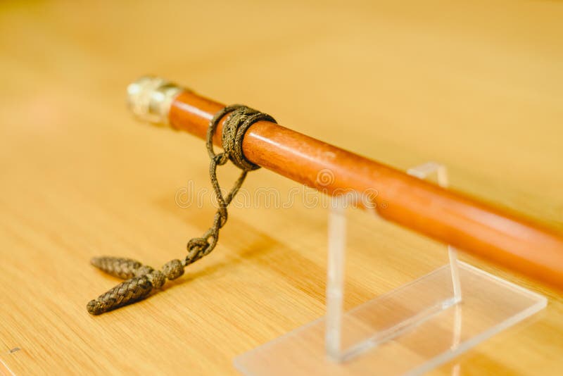 Command Baton of a Mayor on a Table Stock Image - Image of enthusiasm ...