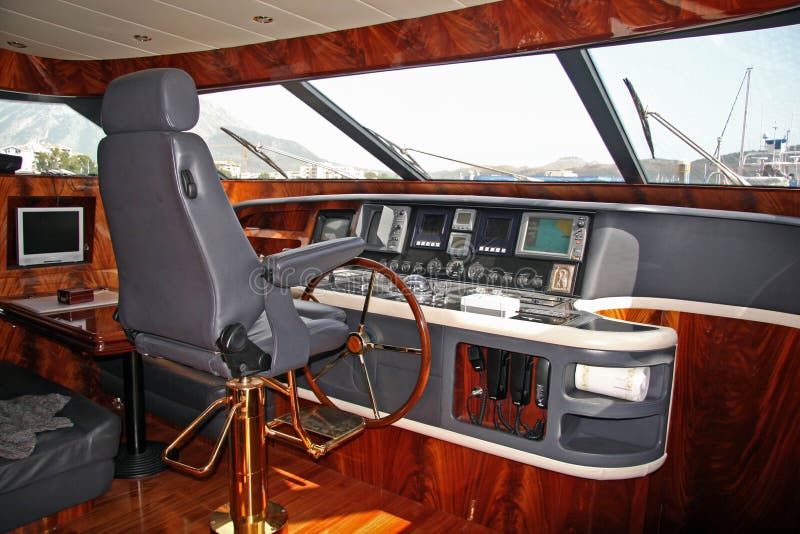 Command bridge stock image. Image of small, machine, transportation ...