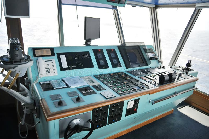 Cruise ship bridge inside stock photo. Image of computer - 23768032