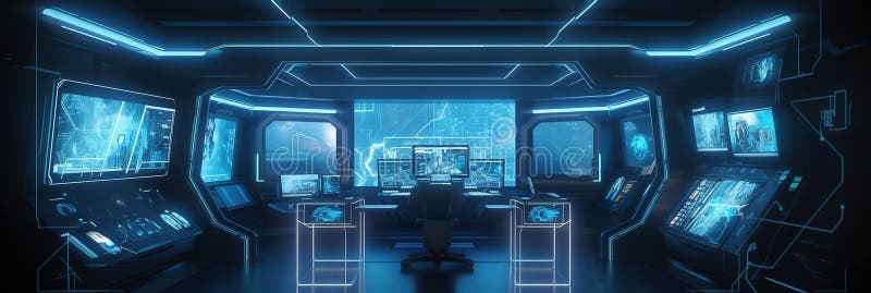 Sci Fi Command Center Stock Illustrations – 52 Sci Fi Command Center ...