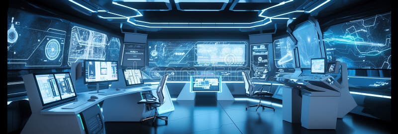 Sci Fi Command Center Stock Illustrations – 52 Sci Fi Command Center ...