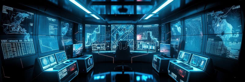Sci Fi Command Center Stock Illustrations – 52 Sci Fi Command Center ...