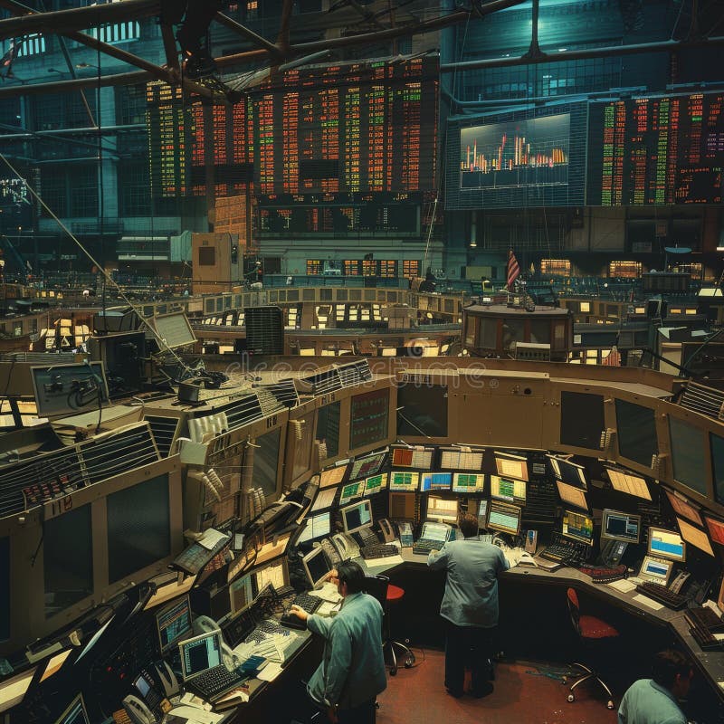 Command Center Operations Room Stock Image - Image of multitasking ...