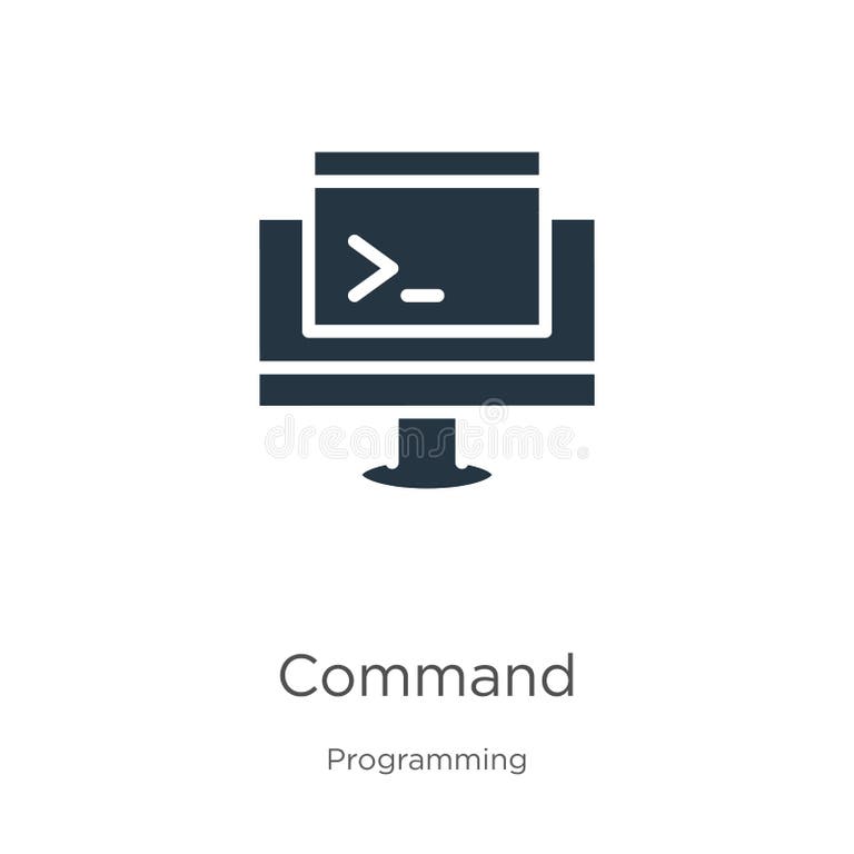 Command Icon Vector. Trendy Flat Command Icon from Programming ...